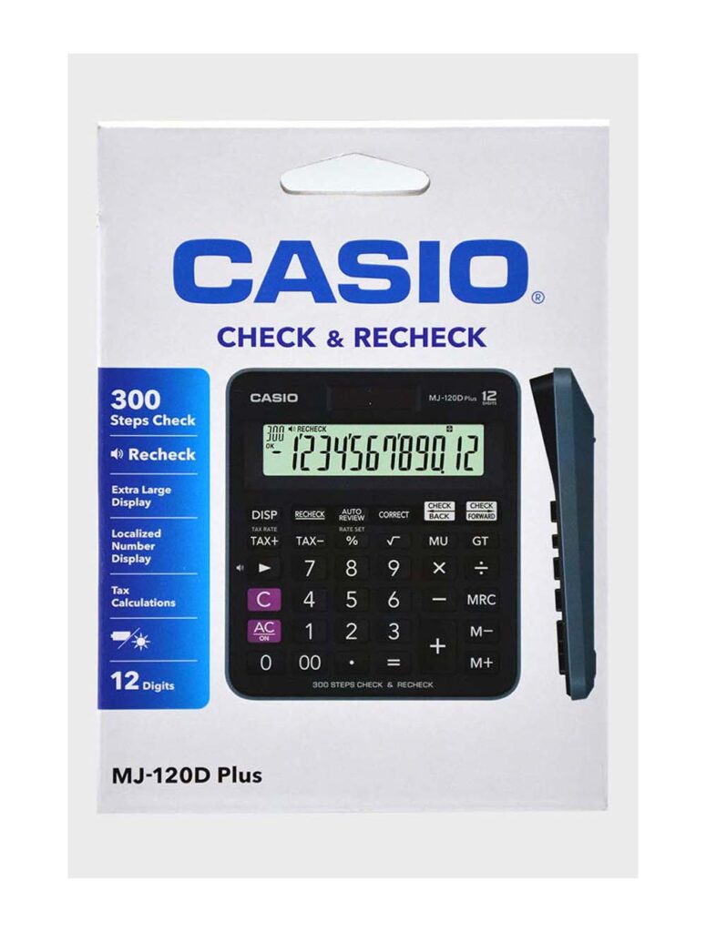 CASIO DJ-120D DESKTOP CALCULATOR - Thef:;llstop